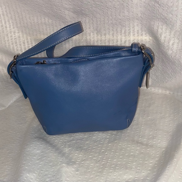 Coach | Bags | Coach Blue Mini Bag With Sleek Design | Poshmark